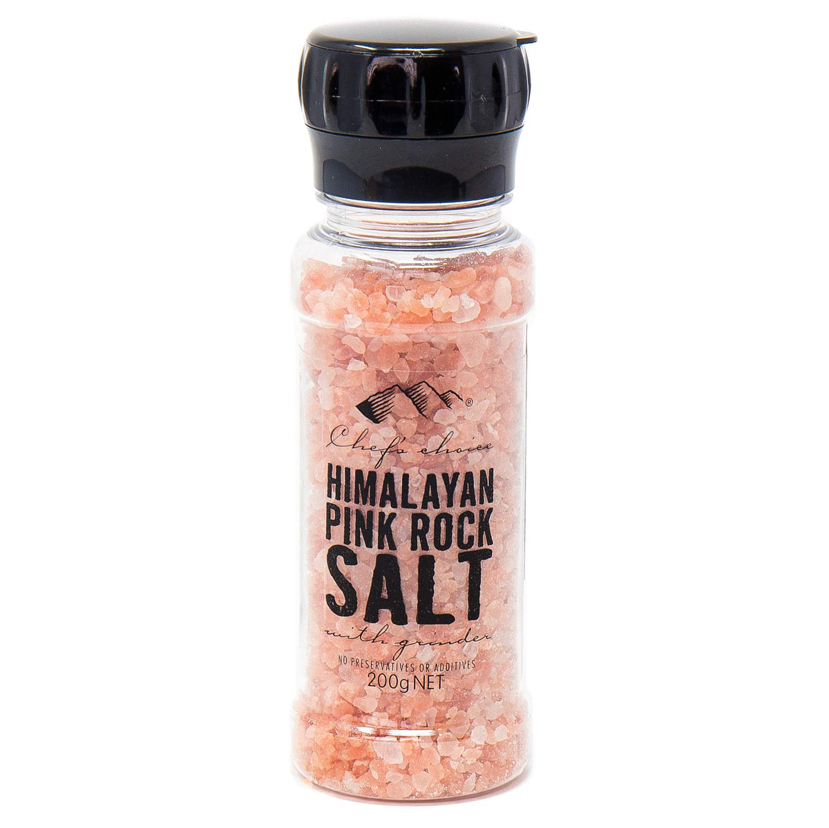 Chef's Choice Himalayan Pink Rock Salt Grinder 200g – Healthy Haven